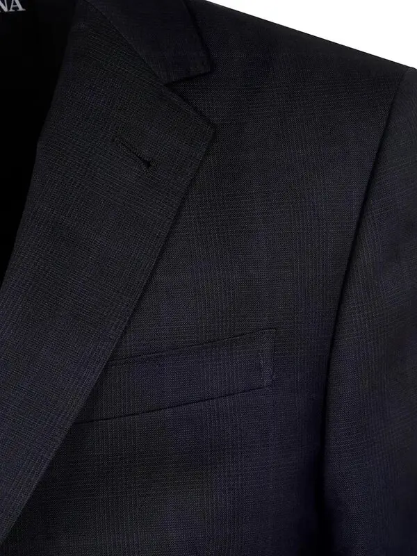 Zegna Checked Suit