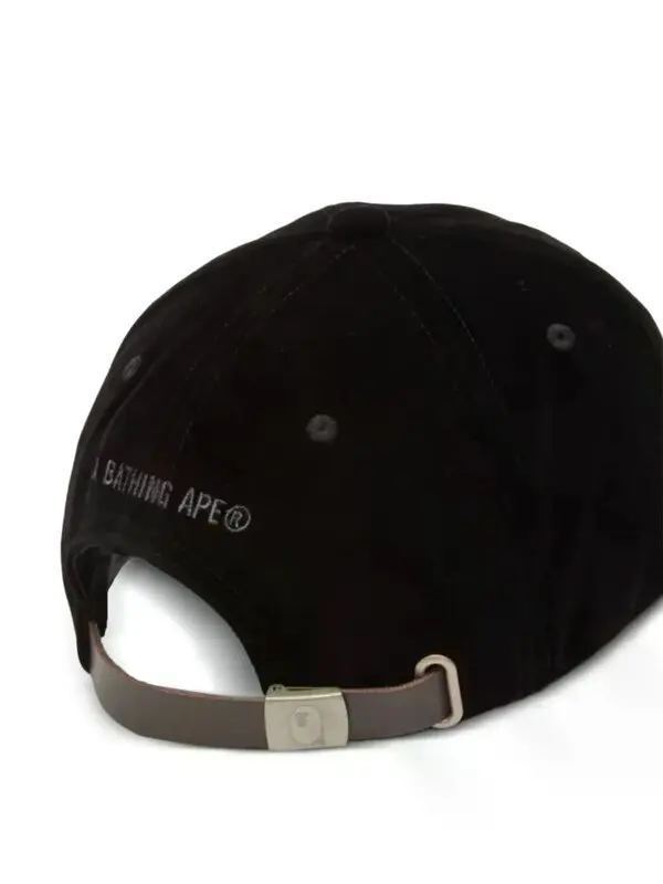 A BATHING APE Logo-patch Baseball Cap - Black