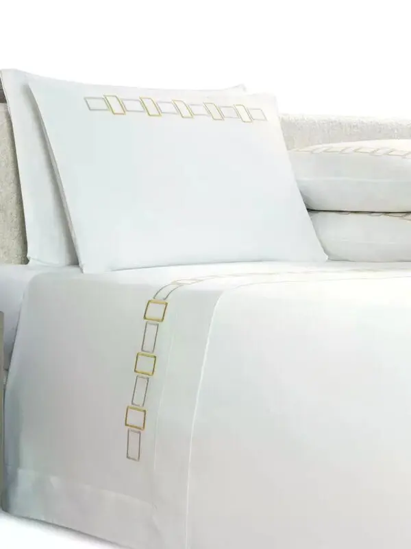 Frette Embroidery Bicolor Bedding Set