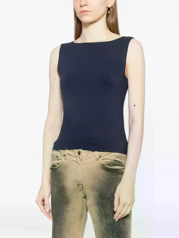 REFORMATION Dusk Knit Top - Blue