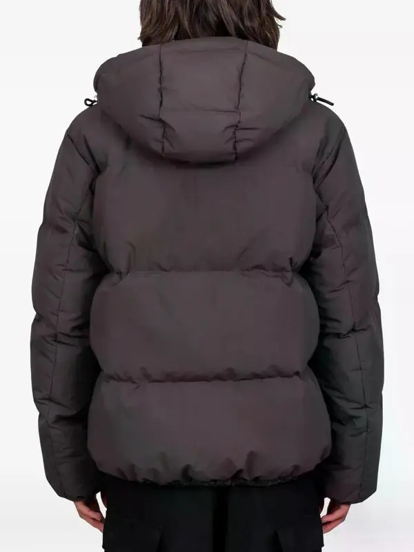 Sacai Hooded Puffer Jacket - Grey