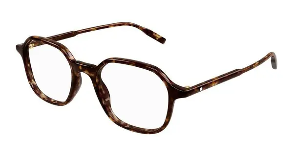 Montblanc Havana Acetate Eyeglasses - Havana Havana Transparent