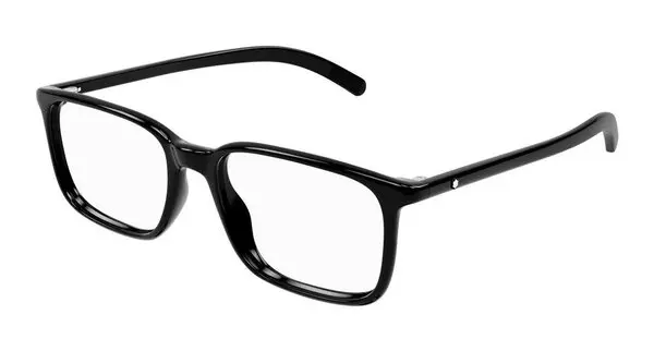 Montblanc Eyeglasses Mb0328o - Black Black Transparent