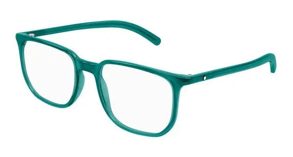 Montblanc Full Rim Eyeglasses - Green Green Transpare