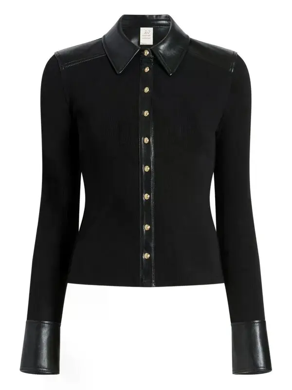 Cinq À Sept Magali Buttoned Top - Black