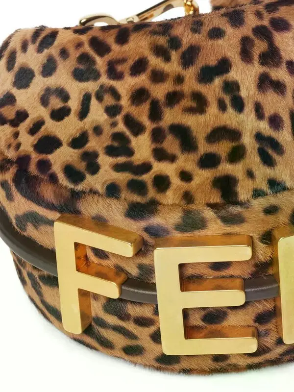 Fendi Leopard Print Mini Graphy Shoulder Bag