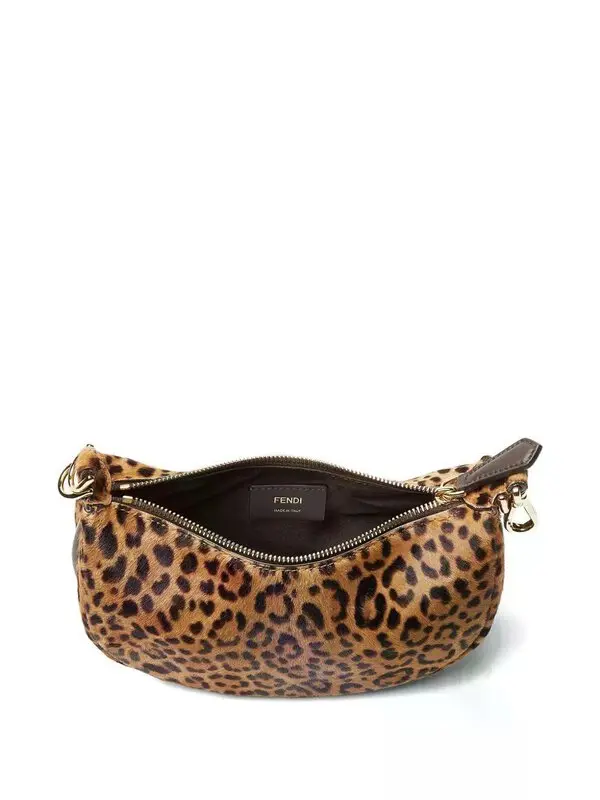 Fendi Leopard Print Mini Graphy Shoulder Bag