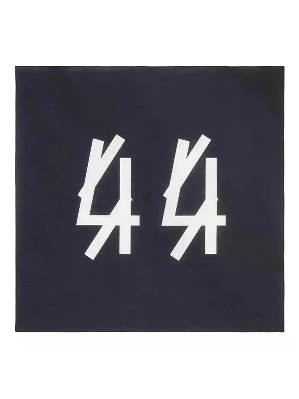 44 LABEL GROUP Number-print Scarf - Black