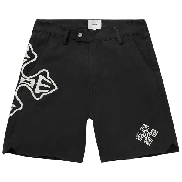 Rhude Cross Logo Twill Short