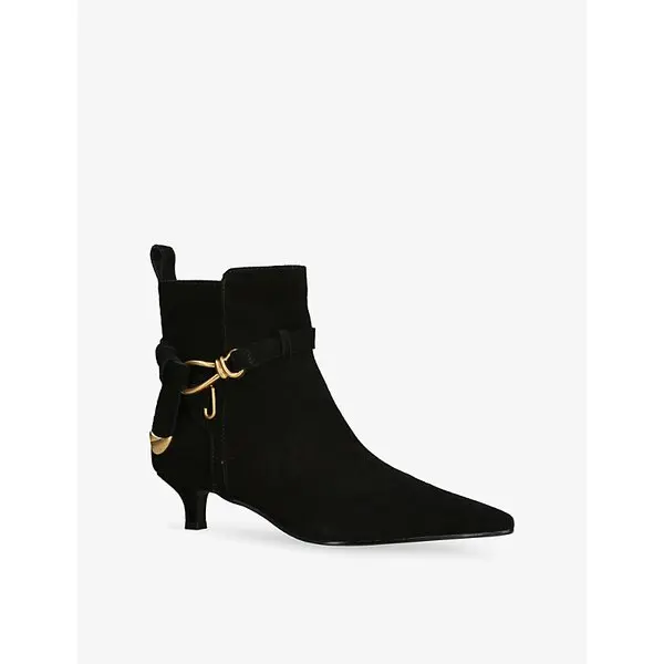 Steve Madden Roller Suede Kitten-heel Ankle Boots