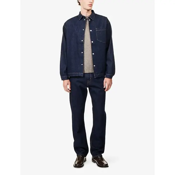 7 For All Mankind Regular-fit Denim Overshirt - Origins
