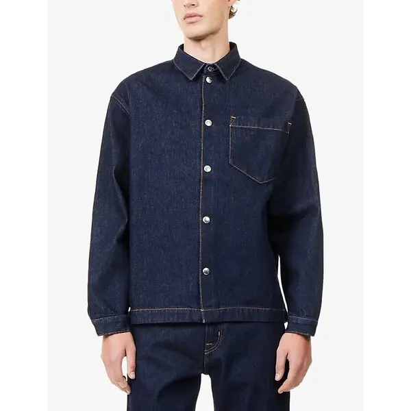 7 For All Mankind Regular-fit Denim Overshirt - Origins