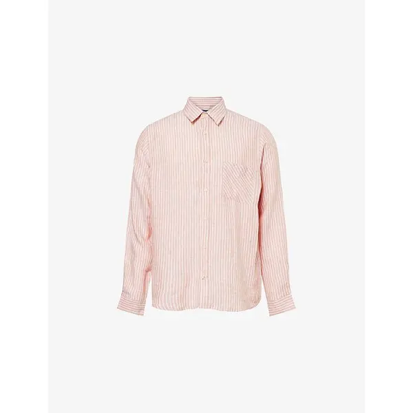 Frescobol Carioca Telles Linen Shirt - Pale Copper