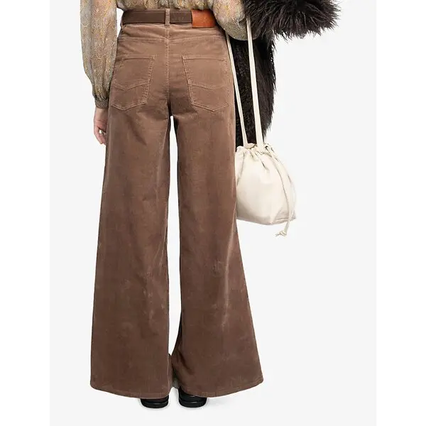 Zadig&Voltaire Eli Wide-leg Corduroy Trousers