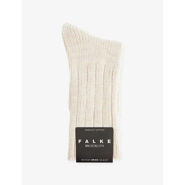 Falke Brooklyn Stretch Cotton-blend Socks - Sandstone