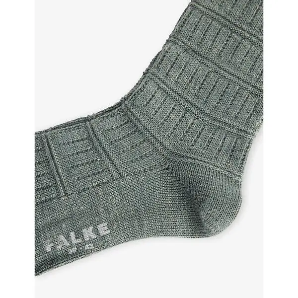 Falke Wool And Linen-blend Socks - Flock