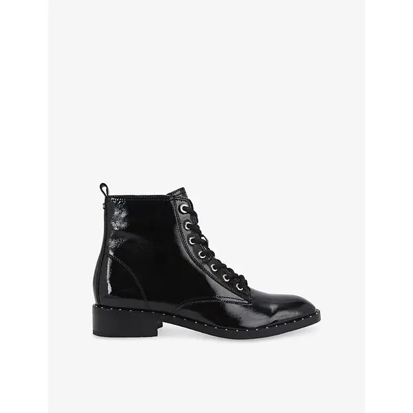 Carvela Studio Spike Patent-leather Ankle Boots