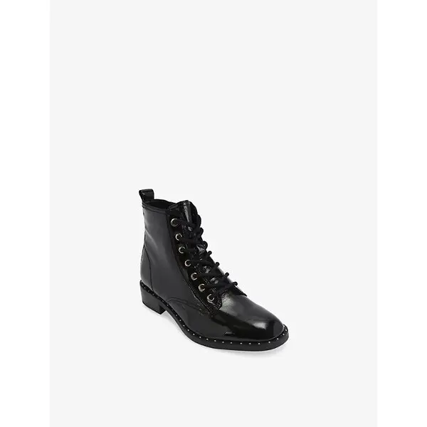 Carvela Studio Spike Patent-leather Ankle Boots