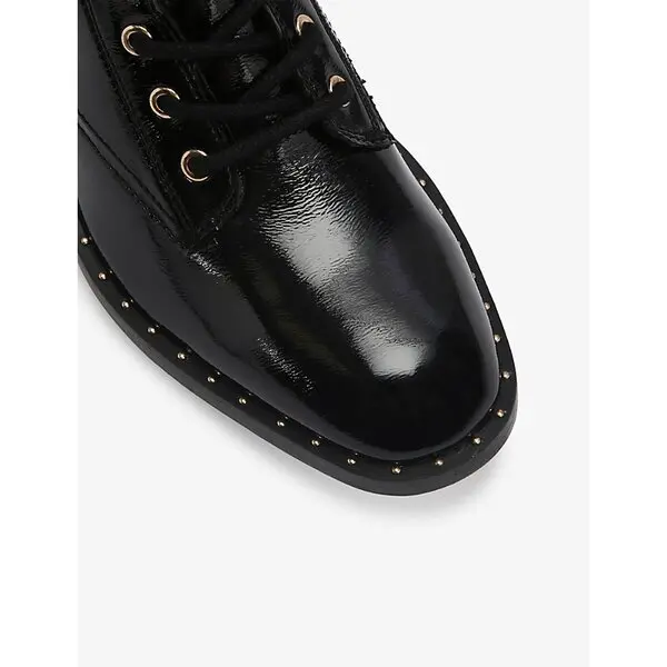 Carvela Studio Spike Patent-leather Ankle Boots