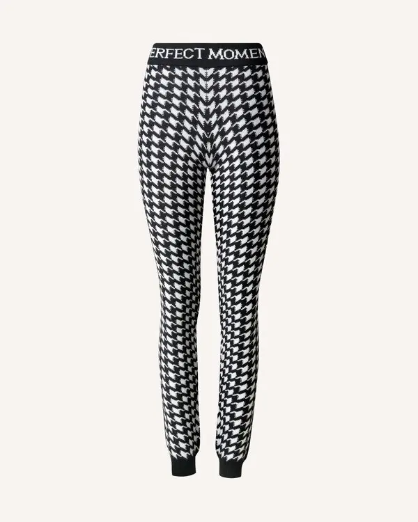 Perfect Moment Houndstooth Merino Wool Legging