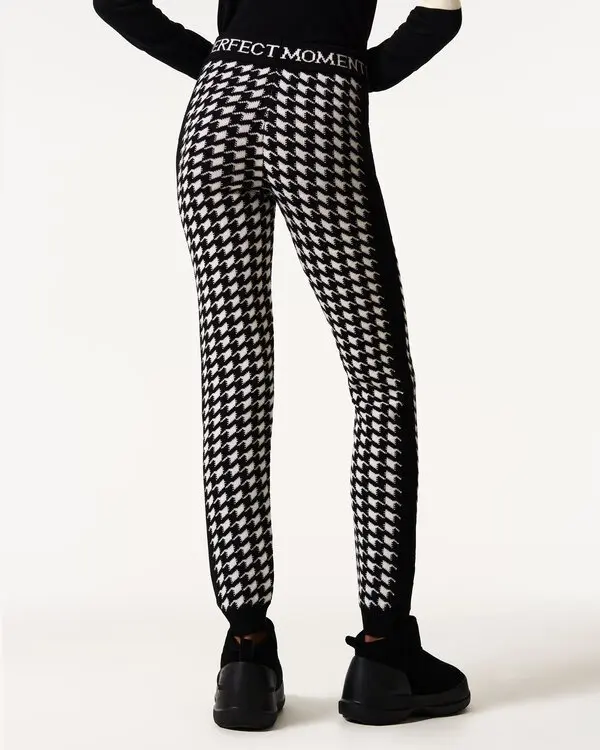 Perfect Moment Houndstooth Merino Wool Legging