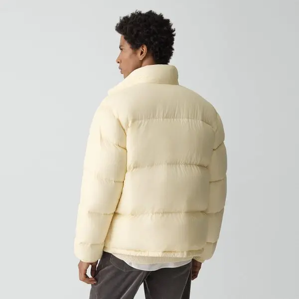 Theory Parachute Puffer Jacket In Motion Down - Romy Yellow
