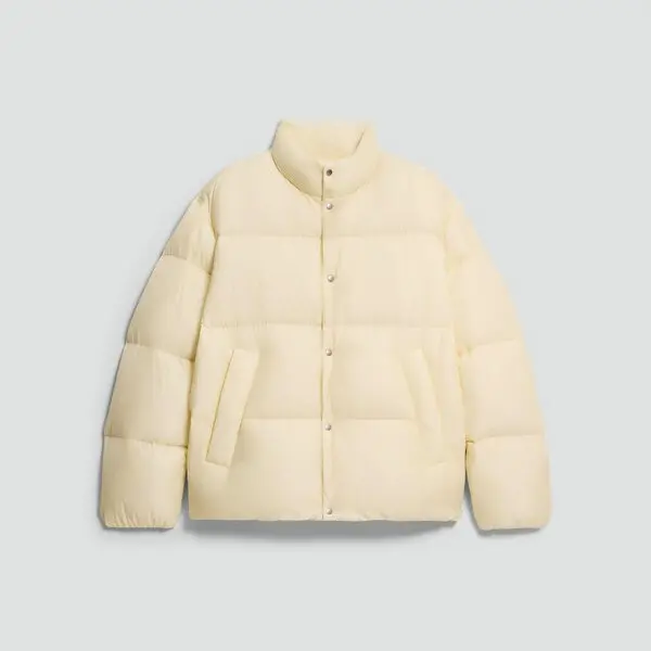Theory Parachute Puffer Jacket In Motion Down - Romy Yellow