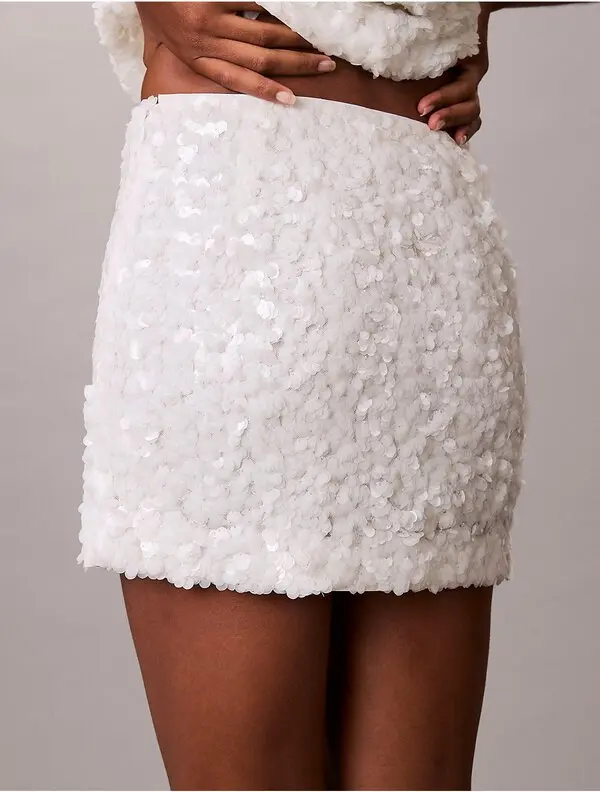 Calvin Klein Sequined Mini Skirt