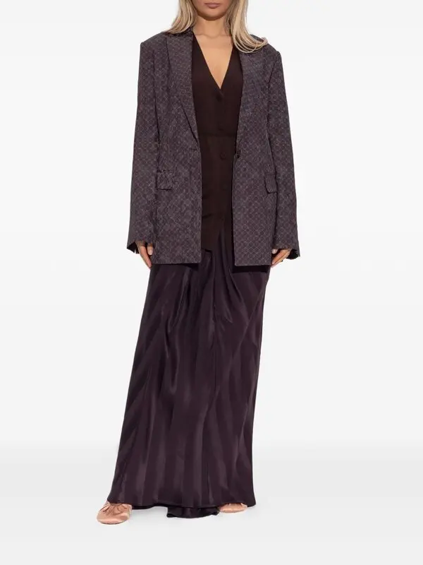 Dries Van Noten Baftan Single-breasted Jacket - Brown