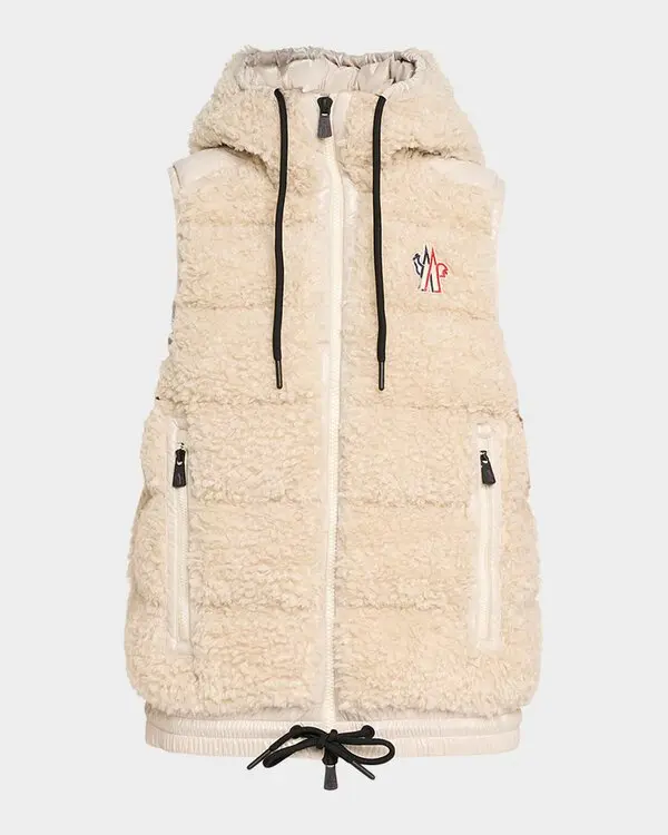 Moncler Teddy Padded Vest - Ltbeig