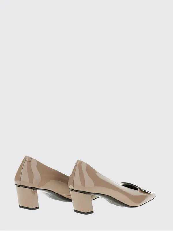 ROGER VIVIER Pumps With Buckle Detailing - Grey