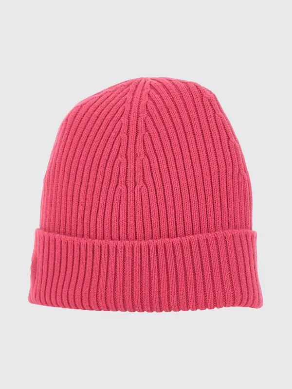 Lacoste Ribbed Beanie - Cherry