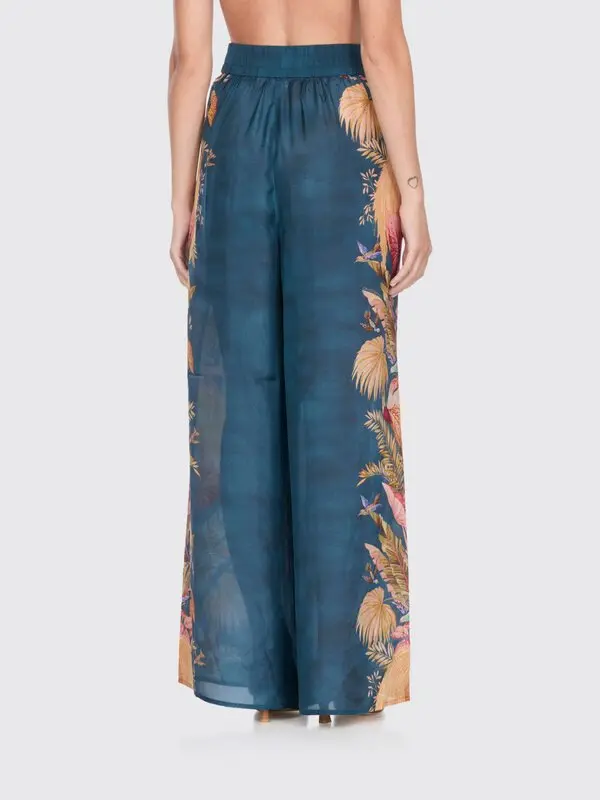 Zimmermann Printed Wide Leg Pants