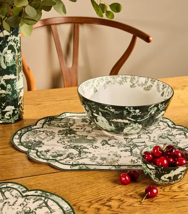 Harrods Fine Bone China Toile Bowl