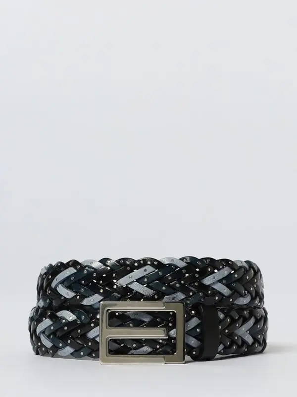 Etro Braided Belt - Blue