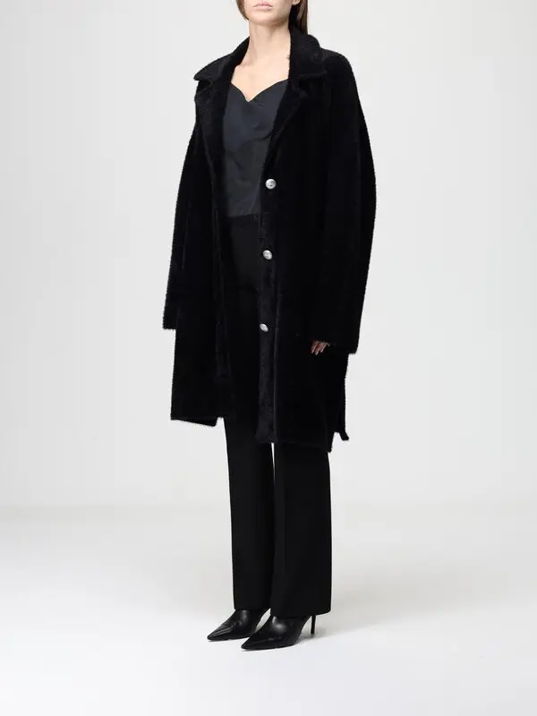 Pinko Fur Coat - Black