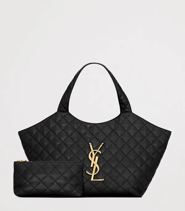 Saint Laurent Icare Medium Quilted Tote