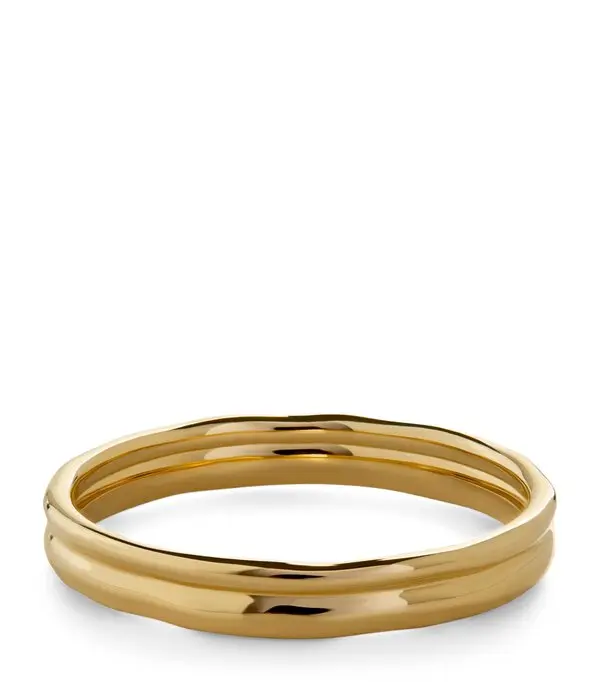 Monica Vinader Vermeil Siren Muse Stacked Ring - Gold