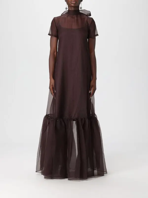 Staud Maxi Dress - Brown