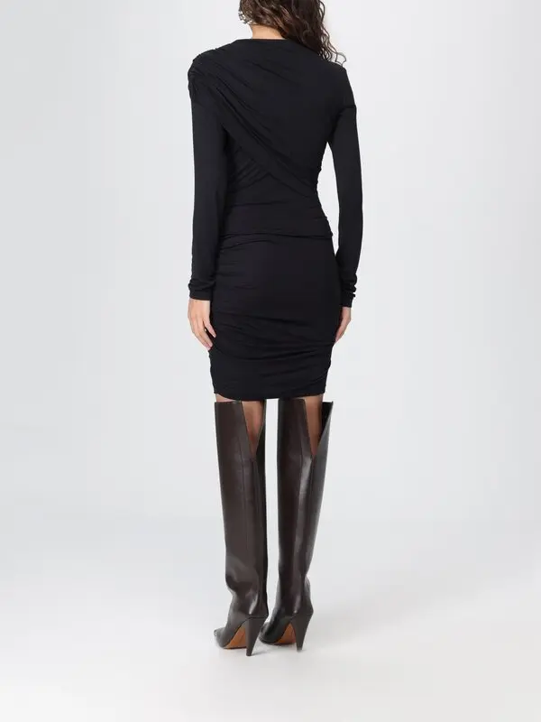 Isabel Marant Étoile Long Sleeve Ruched Dress