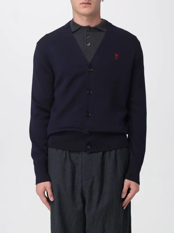 Ami Pullover Sweater - Navy