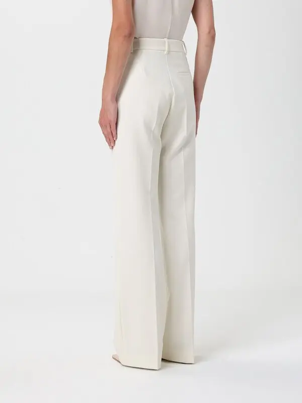 Pinko Wide Leg Trousers - White