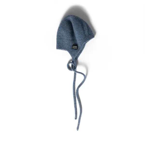 Miu Miu Wool And Cashmere Hat - Astral Blue