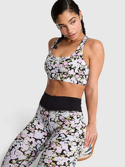 Pink Relay™ Racerback Sports Bra - Floral