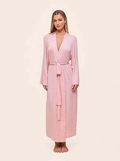 Victoria's Secret Papinelle Kate Modal Soft Maxi Robe - Pink