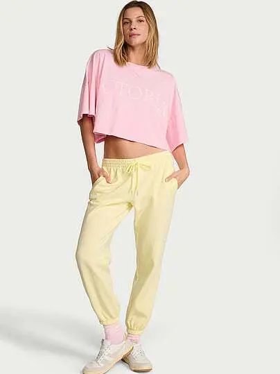 Victoria's Secret Angel Essentials Off-duty Fleece Jogger - Yellow