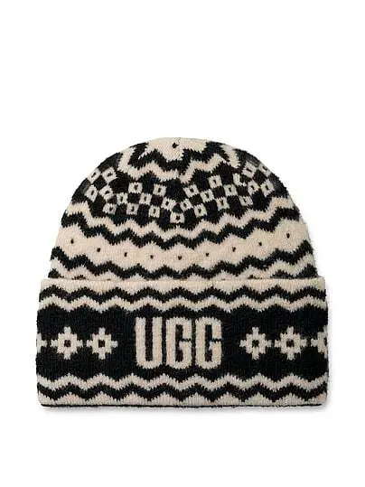 Pink Ugg® Uggisle Beanie - Black