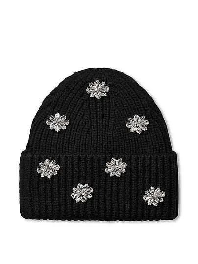 Pink Ugg® Embellished Knit Cuff Beanie