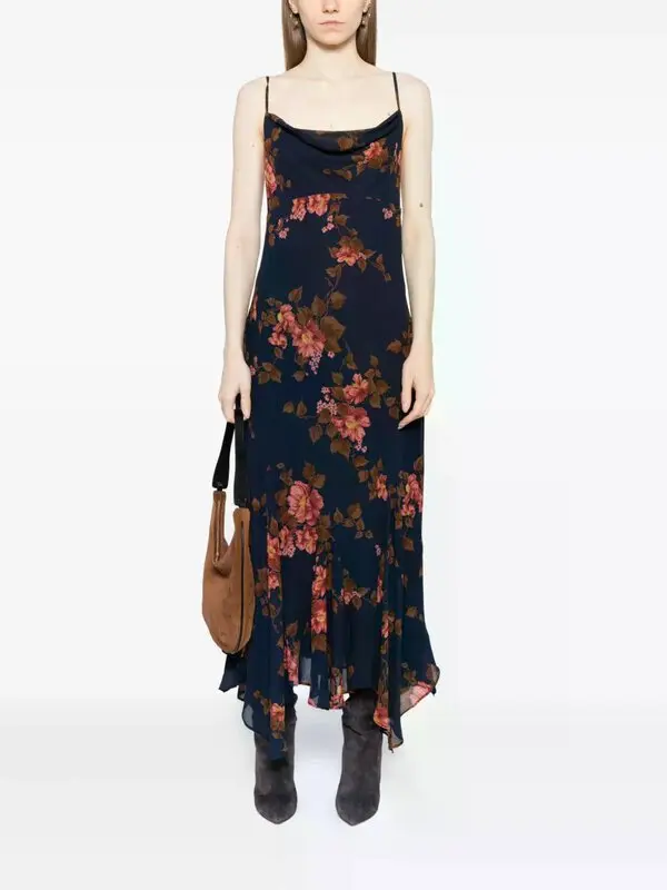 REFORMATION Lluvia Floral Print Dress