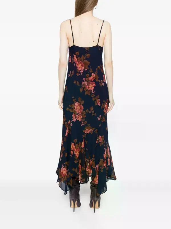 REFORMATION Lluvia Floral Print Dress